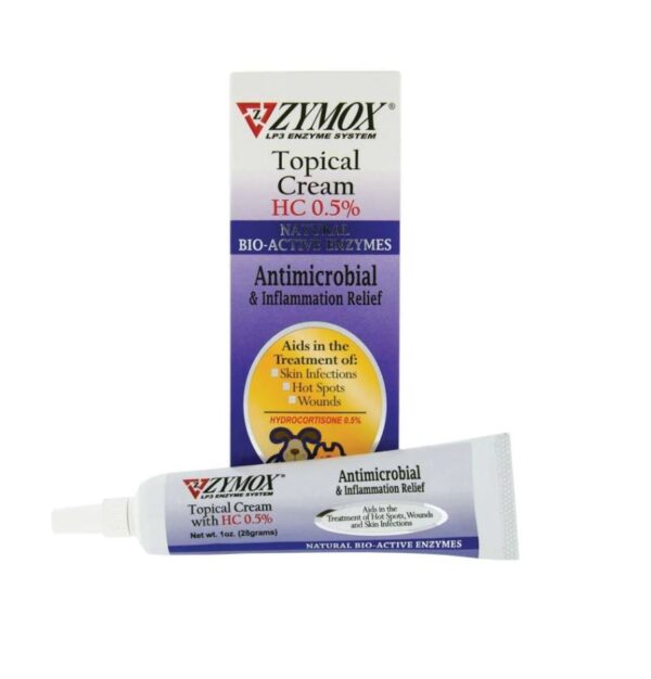ZYMOX TOPICAL CREAM 0.5% HYDROCORTISONE TUBE 1 Oz – Earthdoggy